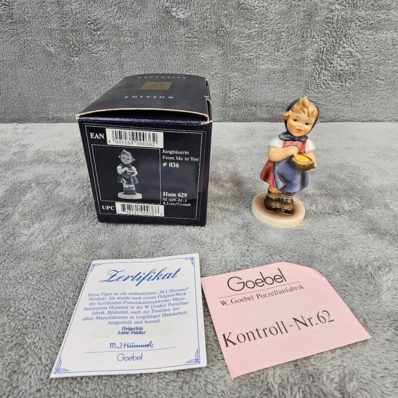 Hummel | Accents | Vintage Mi Hummel Club Figurine From Me To You 36 ...